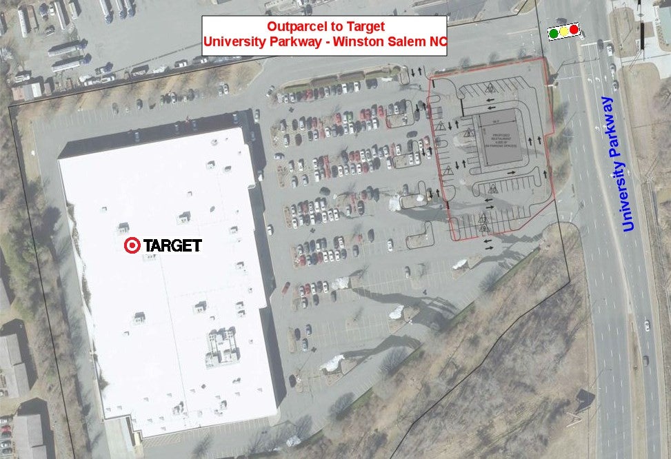 Target Outparcel - Site Plan - labeled - Collins Commercial Properties ...